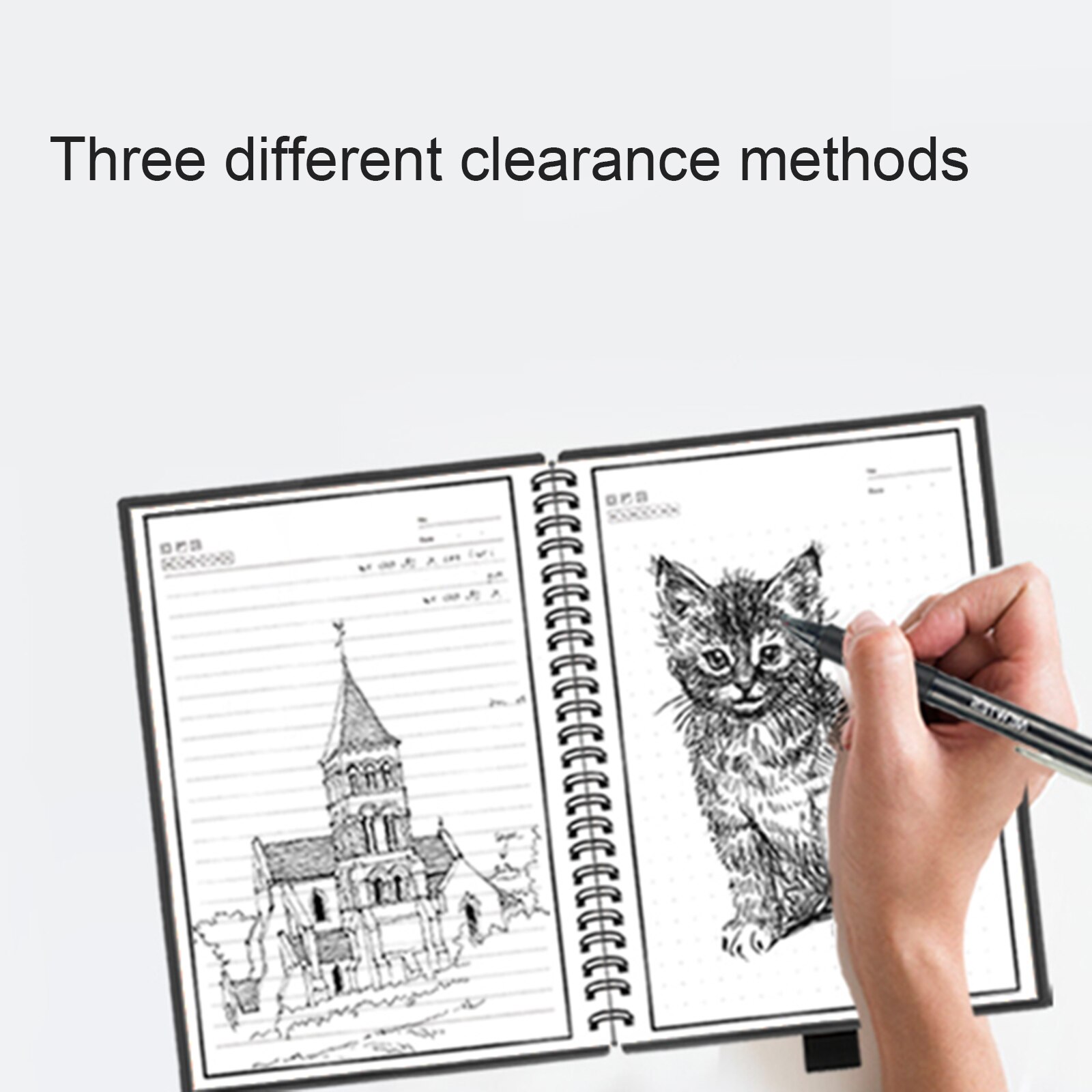 Herbruikbare Smart Uitwisbare Notebook Papier Wiss... – Vicedeal