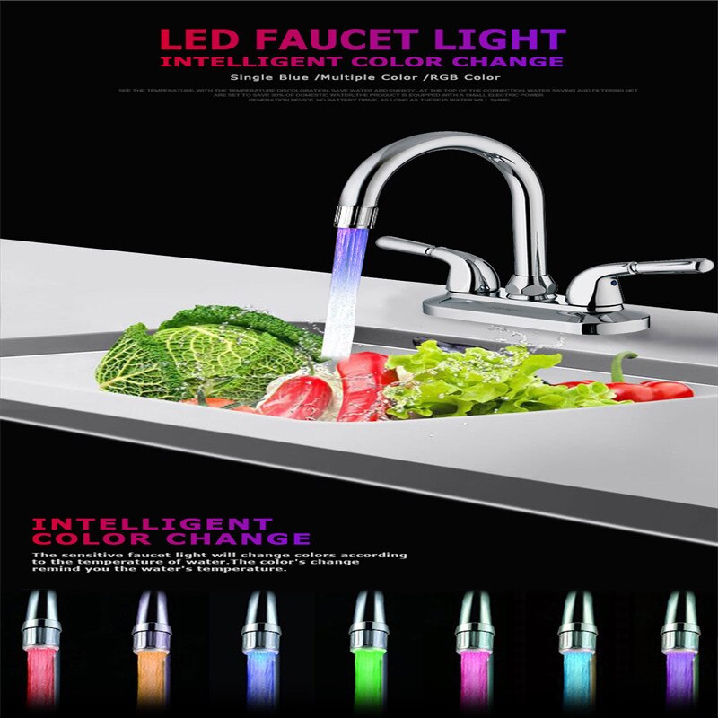 7 Colors Changing LED Faucet Emperature-controlled... – Grandado