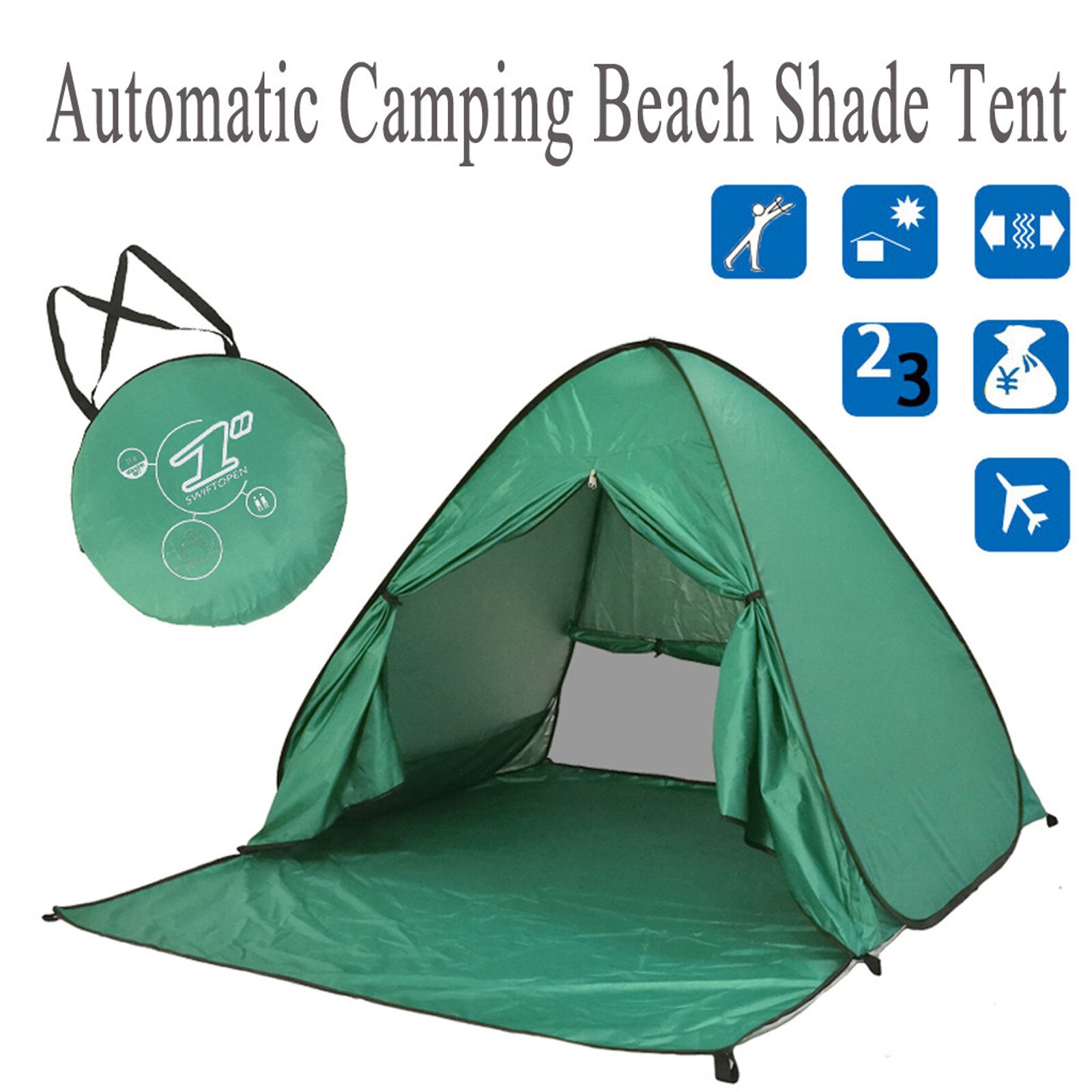 40# Automatic Set-up Camping Tents Portable Beach ... – Grandado