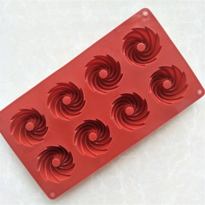 8 Cavity Mini Spiral Shape Food Grade Silicone Cak... – Grandado