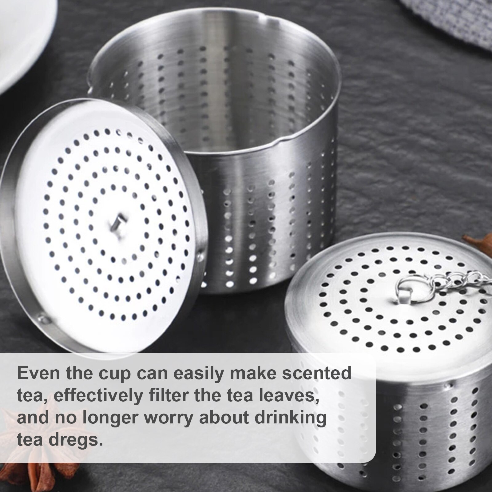 Tea Filter Stainless Steel Seasoning Bucket Effect... – Vicedeal