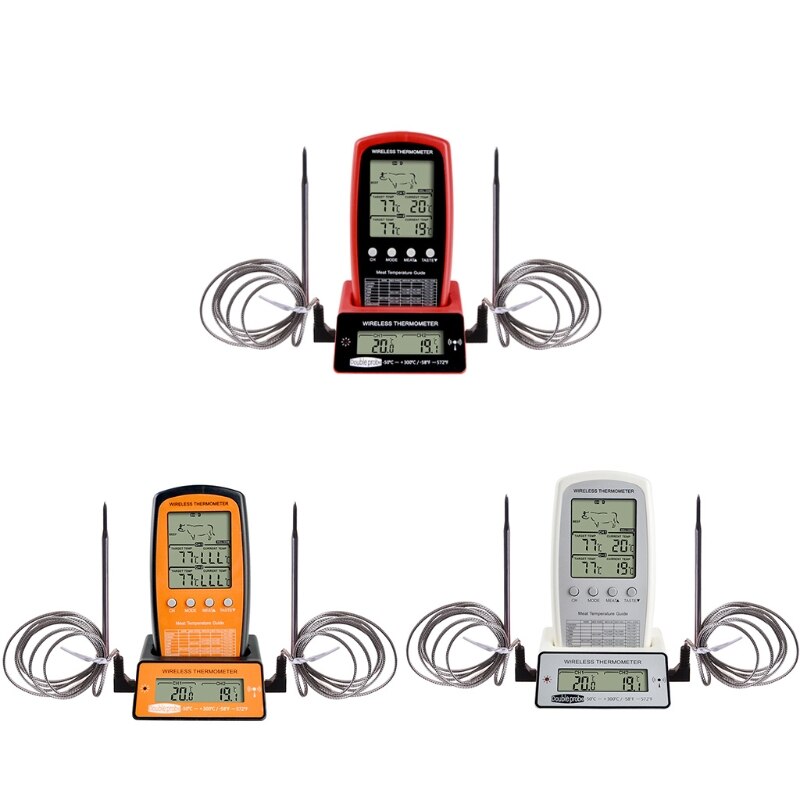 50LB Digital BBQ Dual Probe Thermometer Wireless K... – Vicedeal