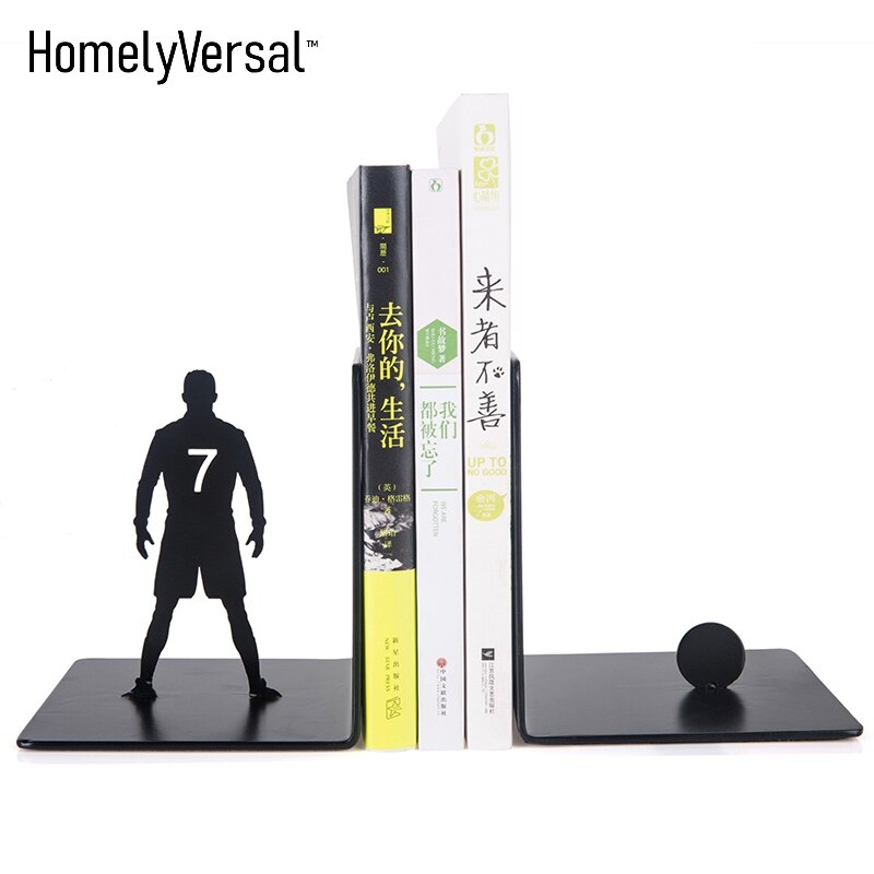 Football Player Metal Desk Stands Bookend Holder H... – Grandado