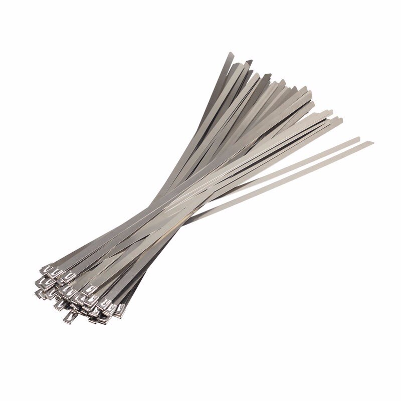 20Pcs Stainless Steel Metal Cable Ties zip Exhaust... – Vicedeal