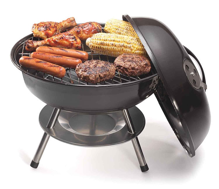 14'' Round Easy Assembled BBQ Grill Easy t... – Grandado