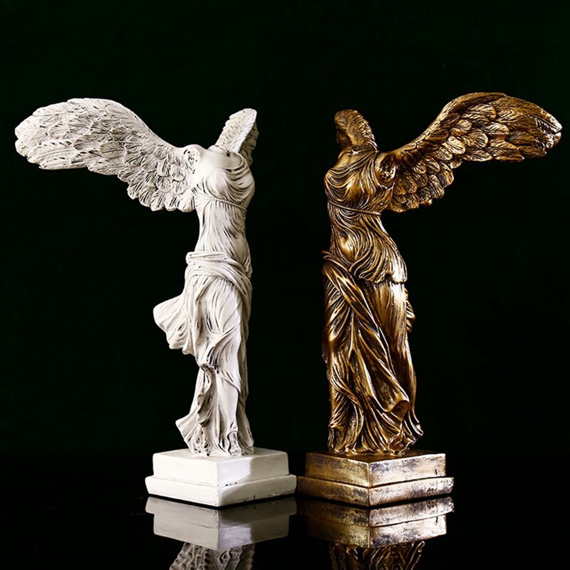 European Victory Goddess Figures Sculpture Resin C... – Grandado