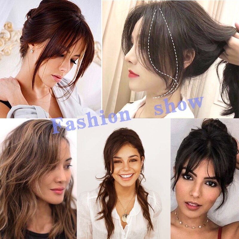 25CM natural color Natural Hairpin in Bangs Front ... – Vicedeal