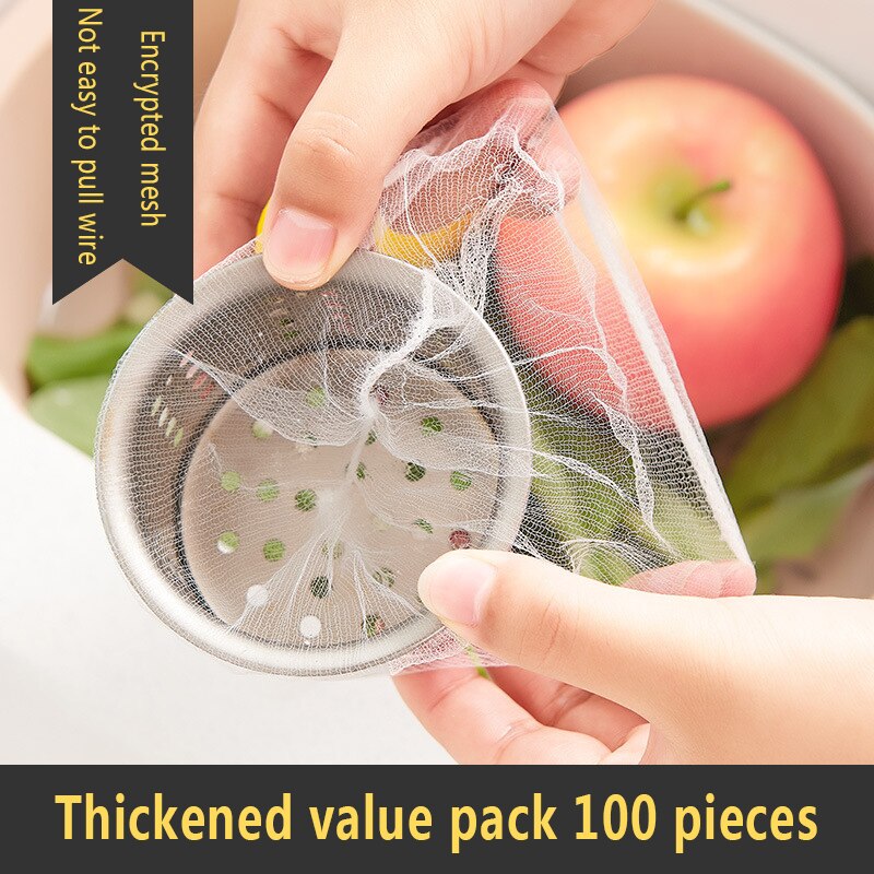 30/100pcs Sink Filter Mesh Kitchen Trash Bag Preve... – Vicedeal