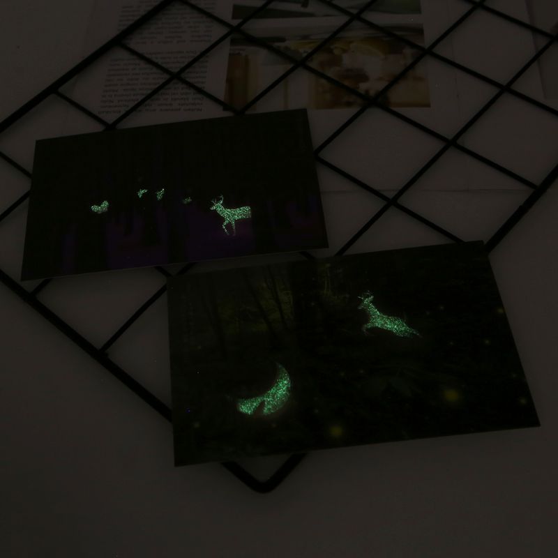 30pcs Vintage Luminous Postcard Glow In The Dark F... – Vicedeal