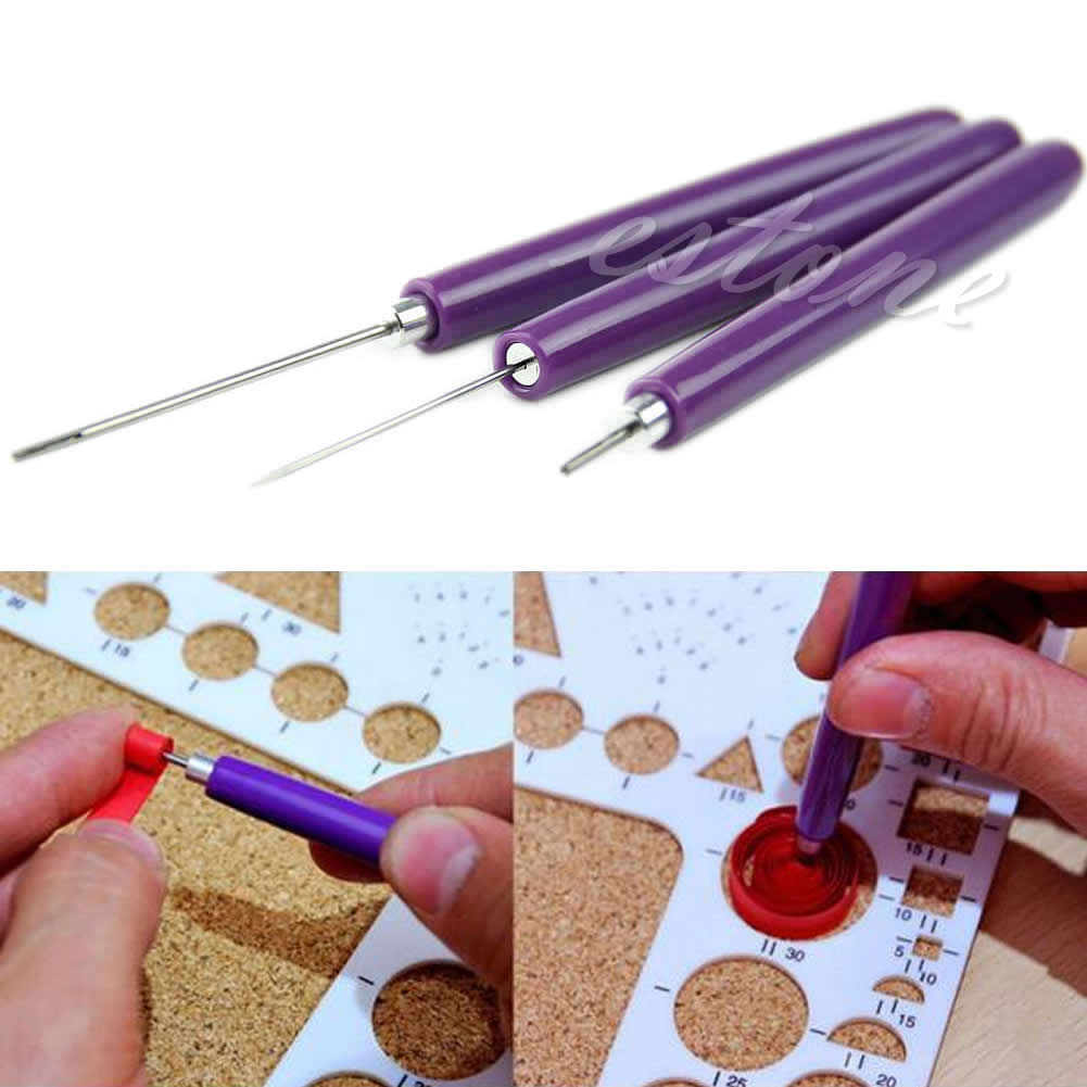 3pcs Origami DIY Paper Quilling Tools - 2 Assorted... – Grandado