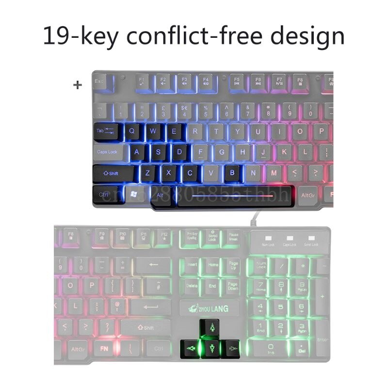 1 Set T11 English Version Button Key Keyboard Rain... – Grandado