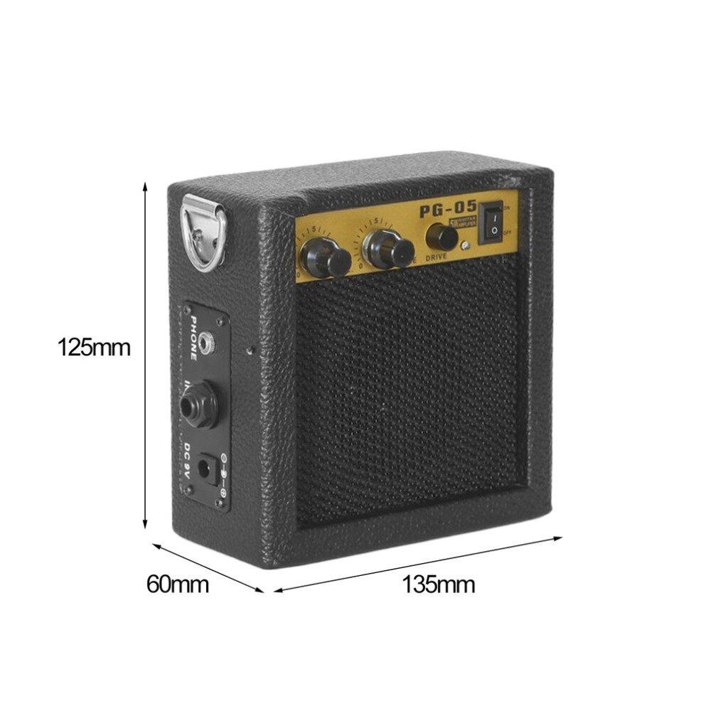 PG-05 5W Mini Guitar Amplifier Guitar Amp With 3 I... – Grandado