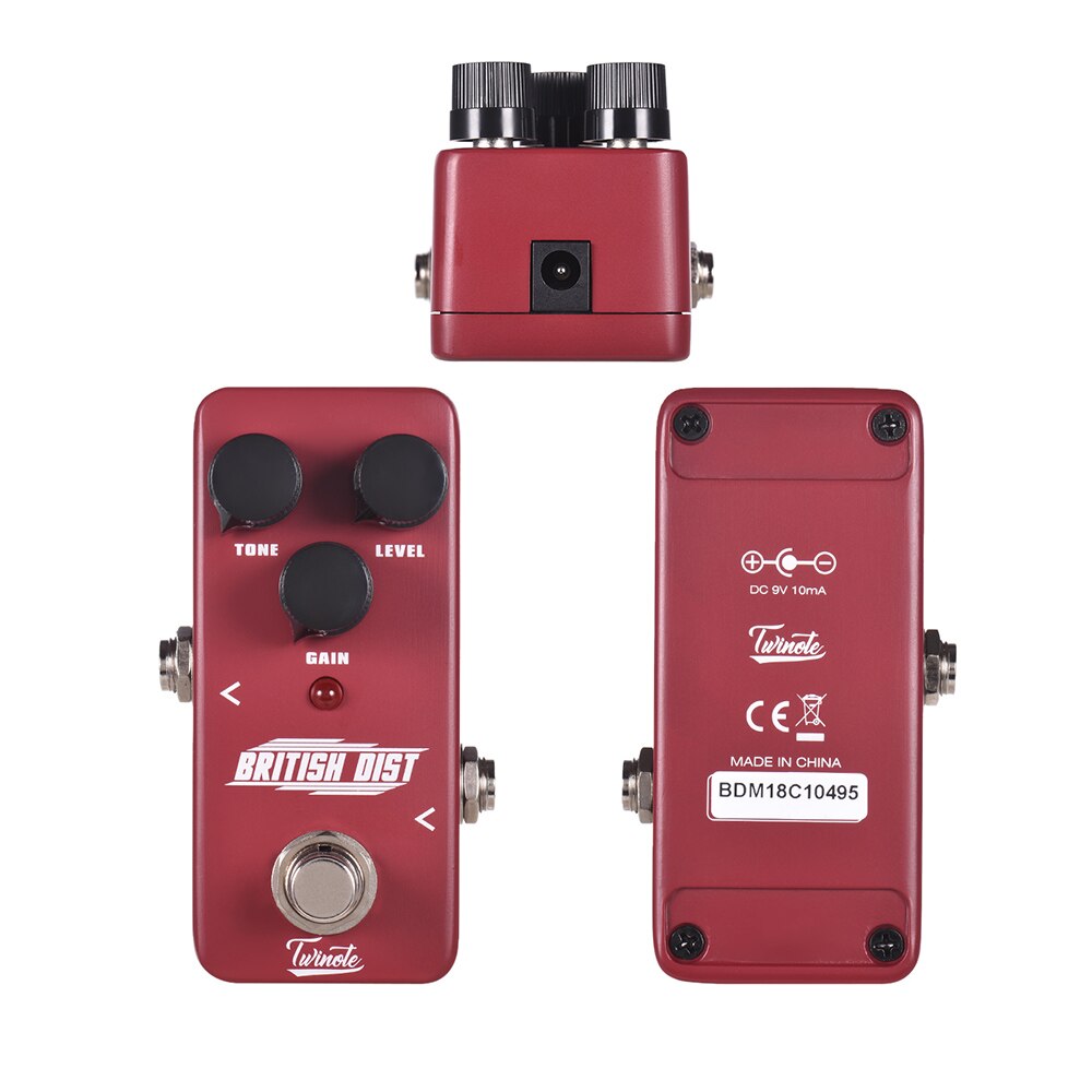 Twinote BRITISH DIST Guitar Effect Pedal British A... – Grandado