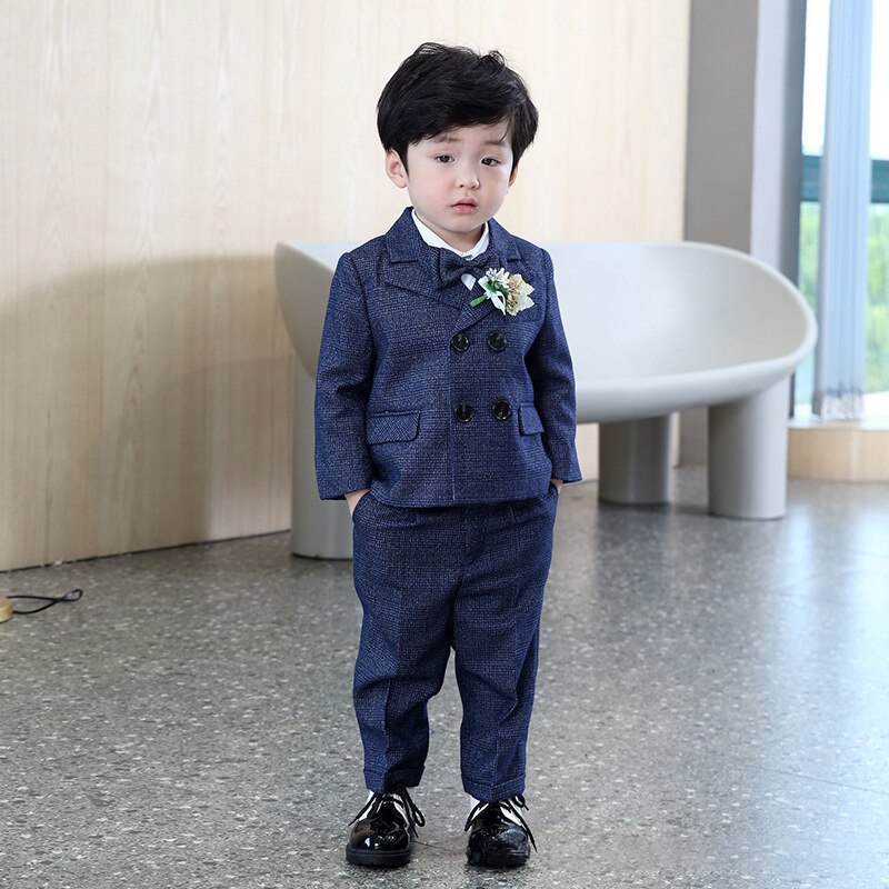 2022 Formal Toddler Boy Formal Suits Tuxedo Childr... – Vicedeal