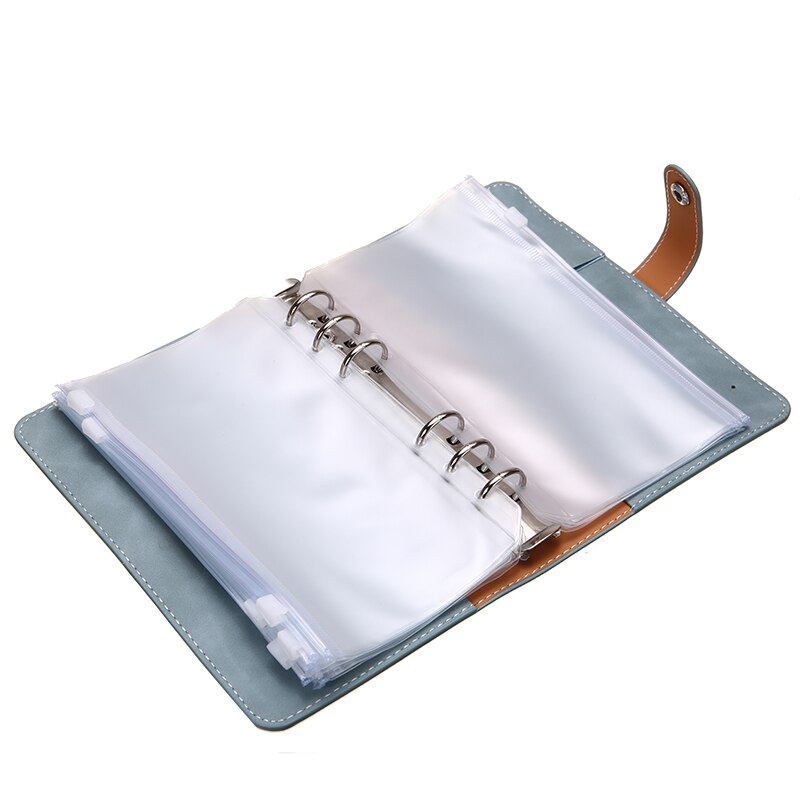 Colourful A6 Notebook Binder Kit PU Leather Diary ... – Grandado