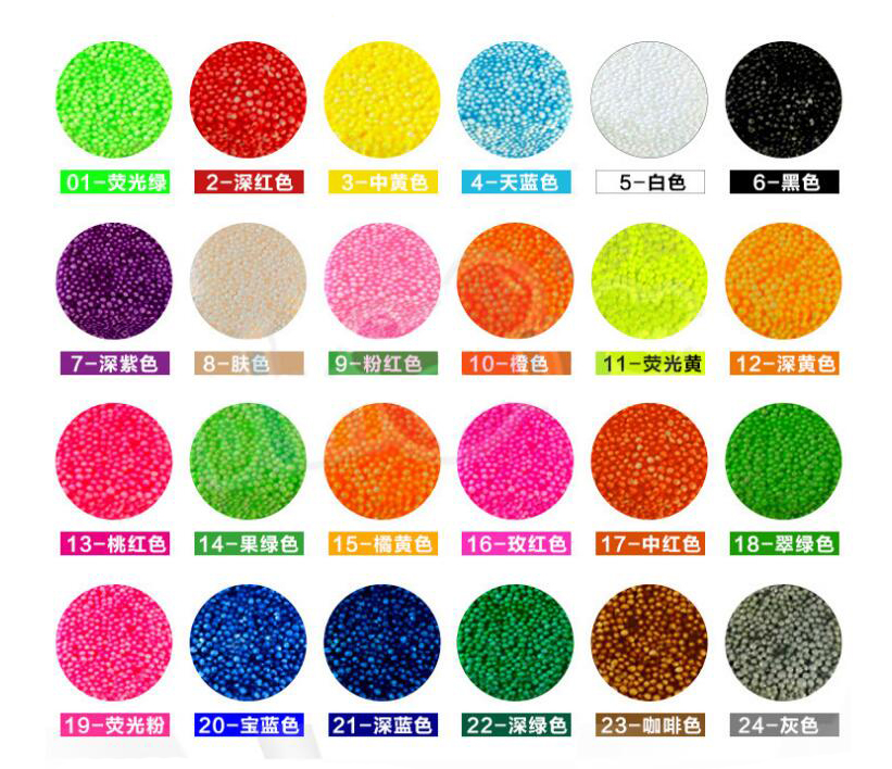 24 Colors Snow Mud Fluffy Foam Slime Scented Stres... – Vicedeal