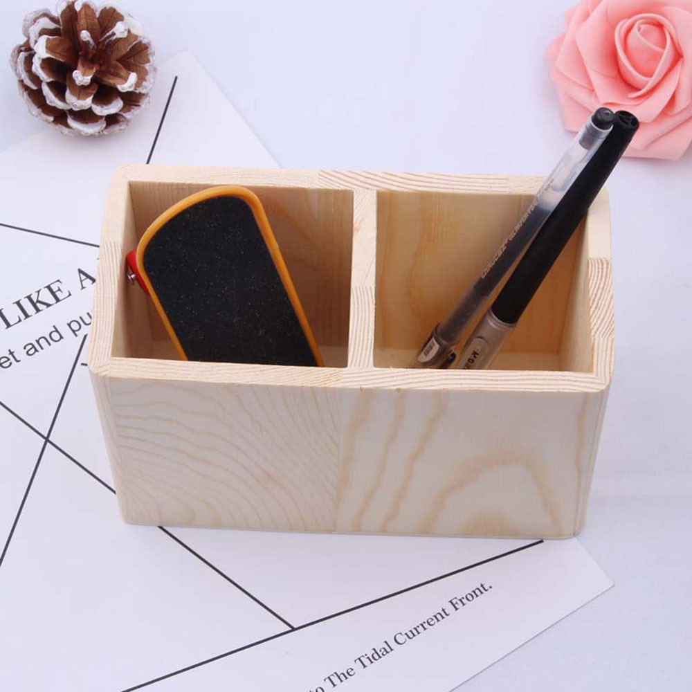 Wooden Pen Holder Office Organizer Pencil Storage ... – Grandado