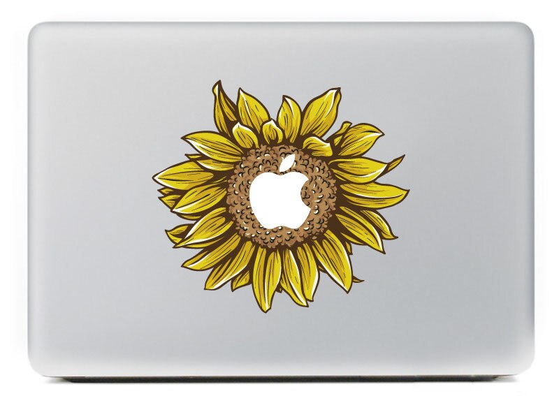 Sunflower Vinyl Decal for DIY Macbook Pro 13 15 in... – Grandado