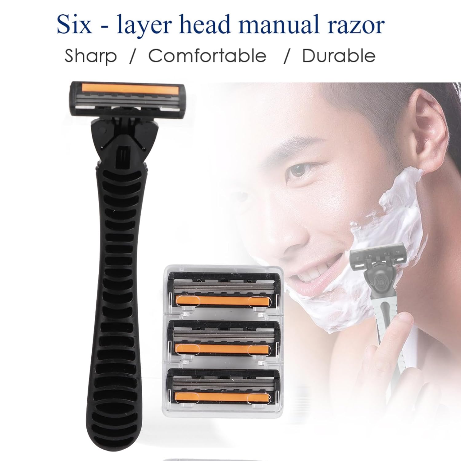 3-layer Stainless Steel Safety Classic Manual Razo... – Grandado