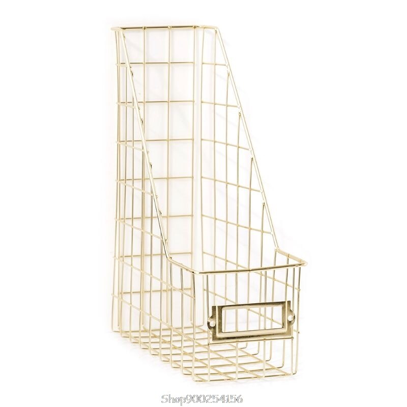 Nordic Wrought Iron Grid File Holder Single Layer ... – Vicedeal