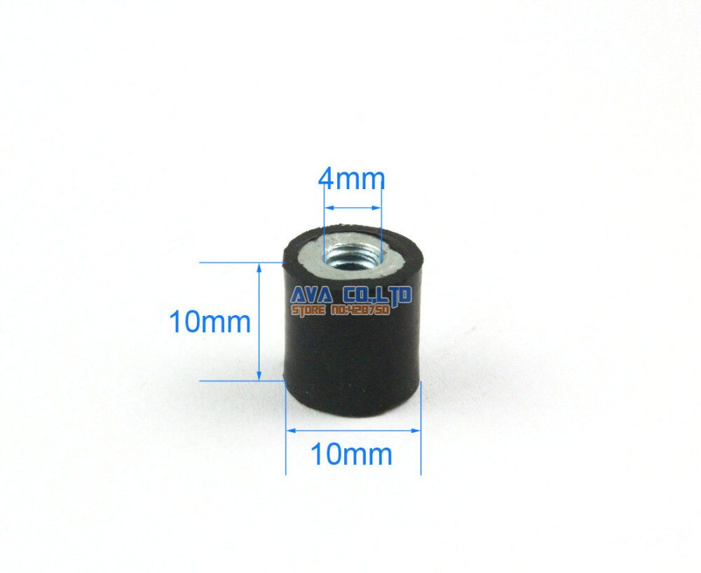 10 Pieces 10*10mm M4 Female - Female Rubber Anti V... – Vicedeal