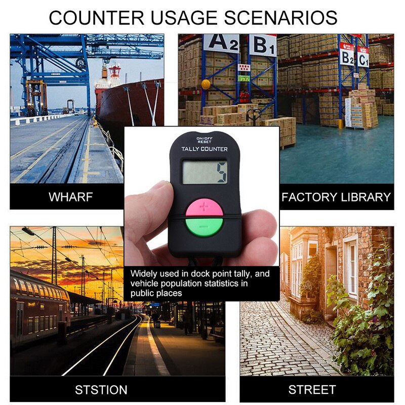 Digital Hand Counter Small Golf Sports Counter Sou... – Grandado