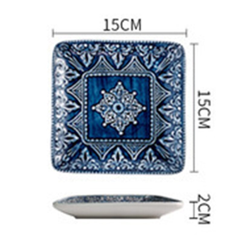 Dinner Set Porcelain Plates European Style Dessert... – Vicedeal