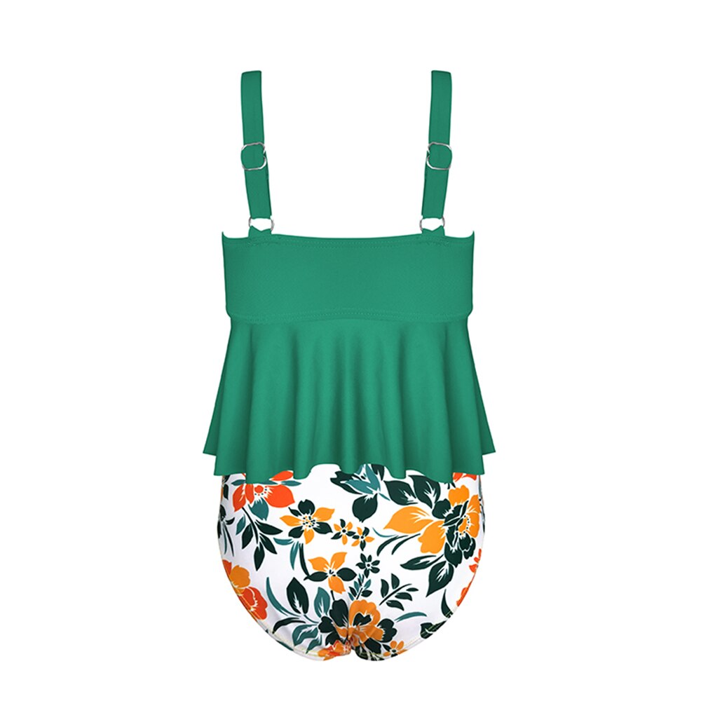 SHEKINI 6-14 Years Girls' Floral Print Tankini... – Grandado