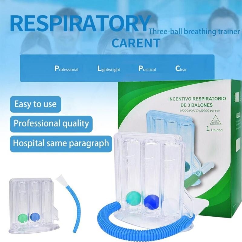 Respiratory Exerciser Three-ball Instrument Spirom... – Vicedeal