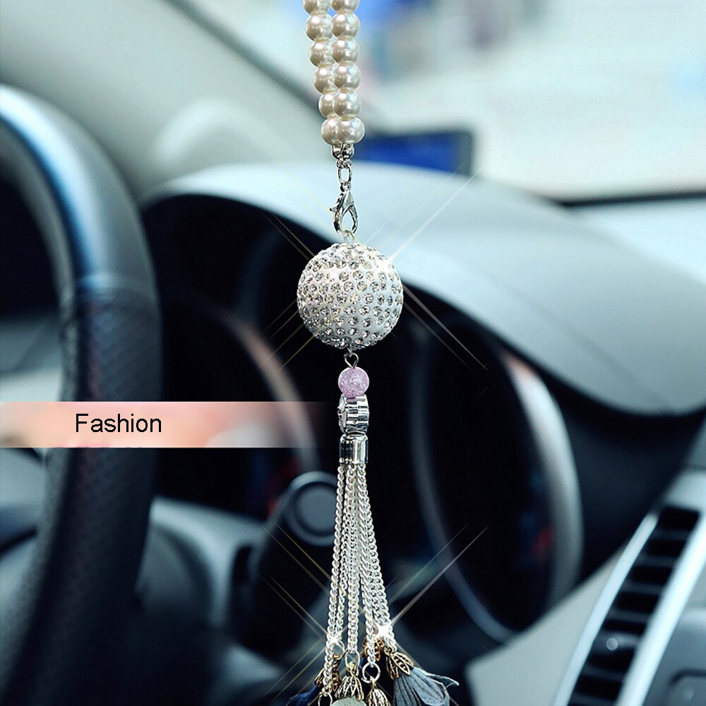 Auto Hanger Diamond Crystal Ball Automobile Decora... – Vicedeal