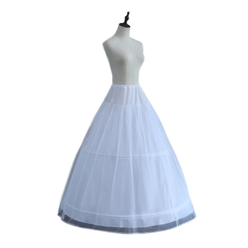 Hongfuyu Bruiloft Petticoat 2 Hoops Double Layer B... – Vicedeal