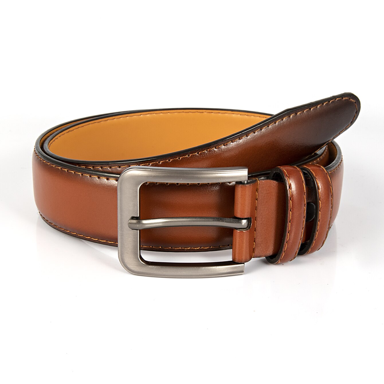 Square Buckle Brown Men's Belt – Vicedeal