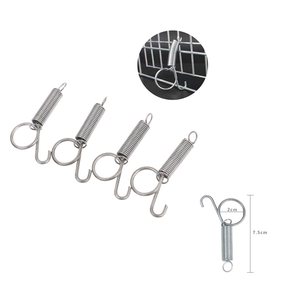 10Pcs Multipurpose Metal Spring Lock Animal Pet Ca... – Grandado