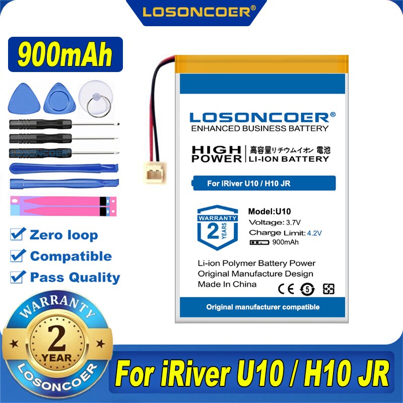 100% Original LOSONCOER 900mAh Battery For iRiver ... – Vicedeal
