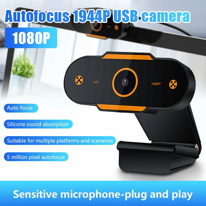Auto Focus 1944P HD Webcam 1080P Web Camera With M... – Grandado