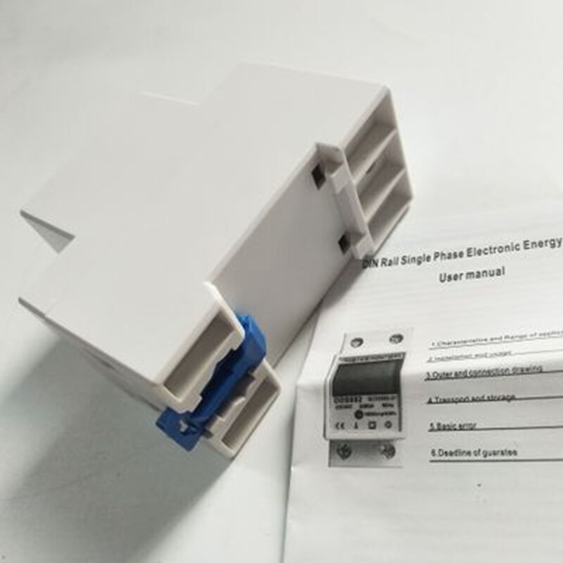 Electricity Power Energy Meter 1 Phase 2 Wire Ener... – Vicedeal