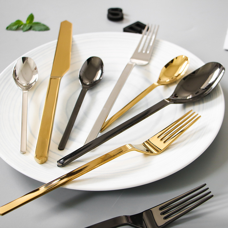 5pcs INS Style Flatware Set 304 Stainless Steel Ki... – Grandado