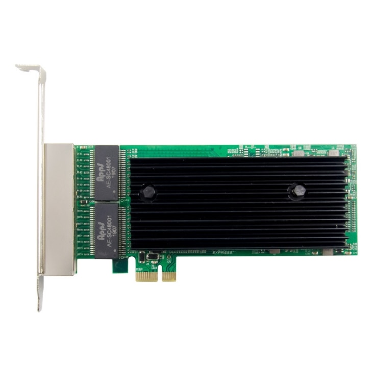pcie x1 1000m lan 4-Port RJ45 Gigabit Ethernet PCI... – Grandado