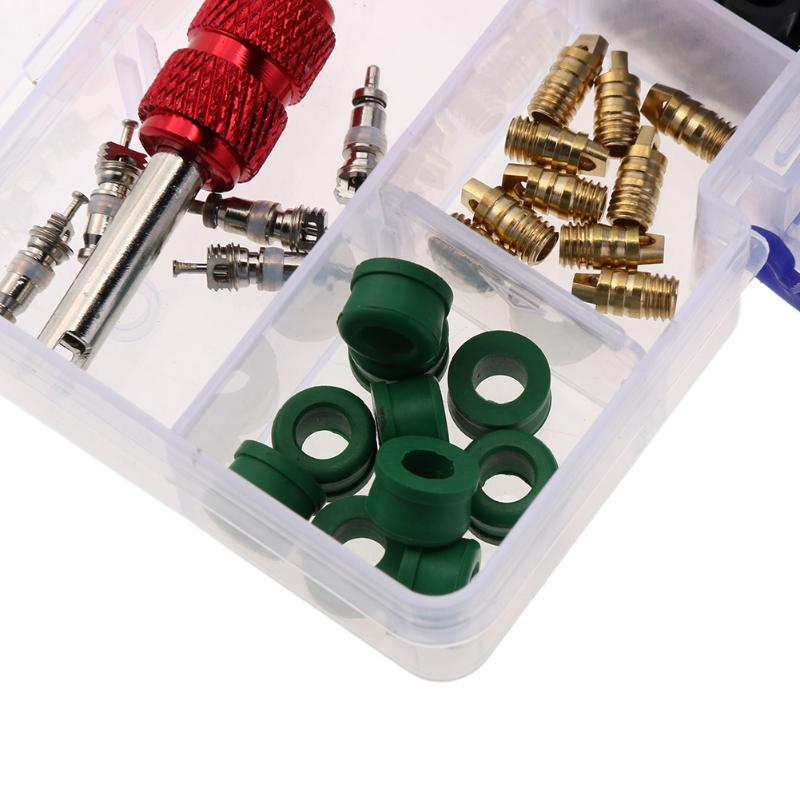 VODOOL 71pcs/set A/C Rubber Gasket+ AC Valve Core+... – Grandado