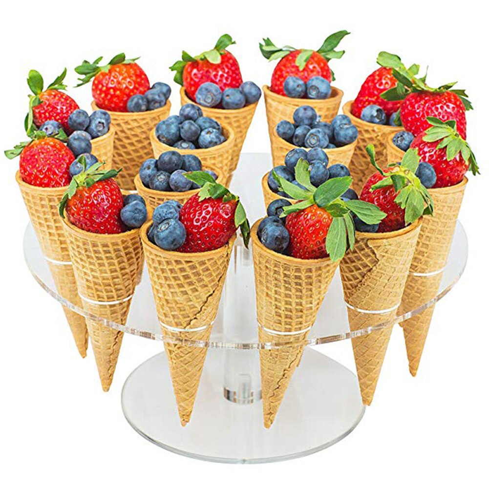 16-Hole Ronde Acryl Ijsje Dessert Houder Display S... – Grandado