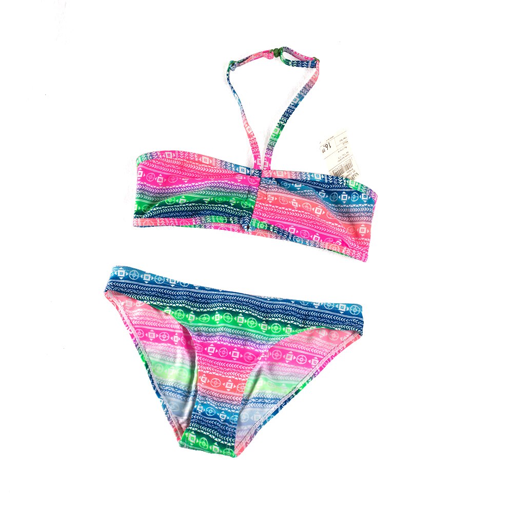 Two pieces Children swimwear 9~16Y Girls swimsuit ... – Grandado