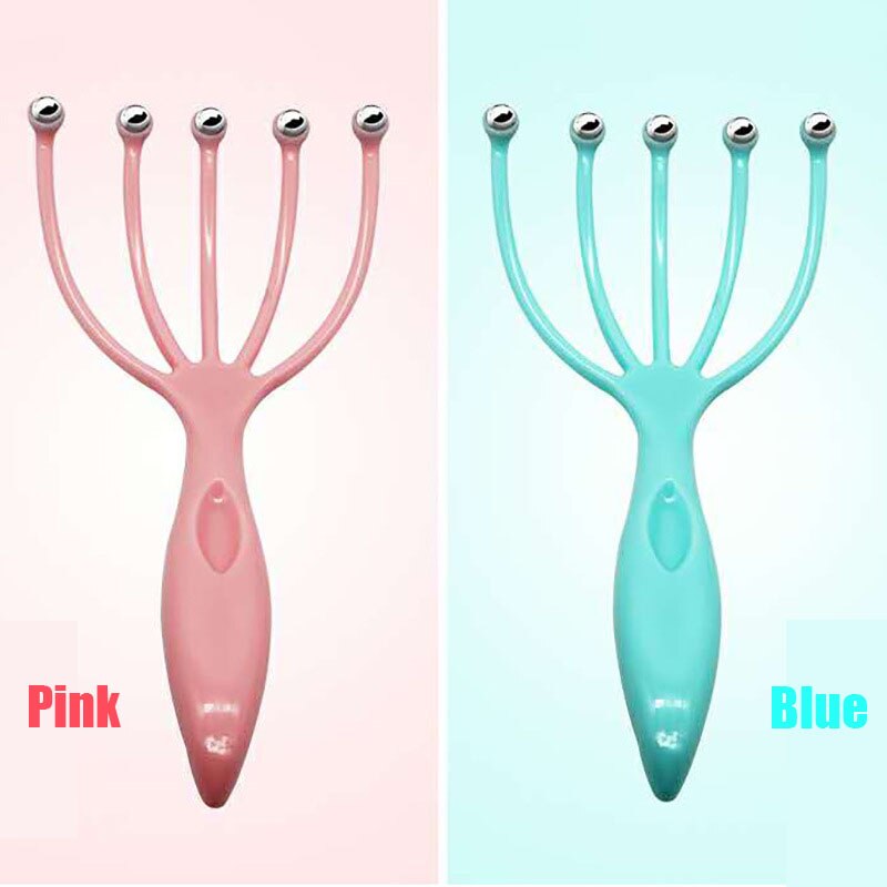 Head Scalp Neck Massager Comb Roller Five Finger C... – Grandado