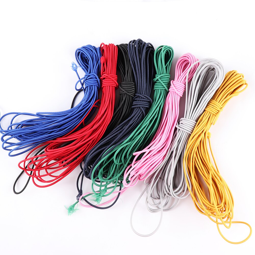 3mm 10m Kleurrijke Nylon Elastische Band Ronde Rub... – Vicedeal