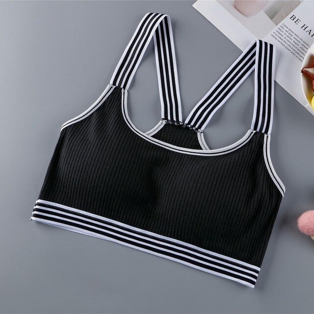 1PCs Sport Fitness Top Sports Bra Women Threaded B... – Grandado
