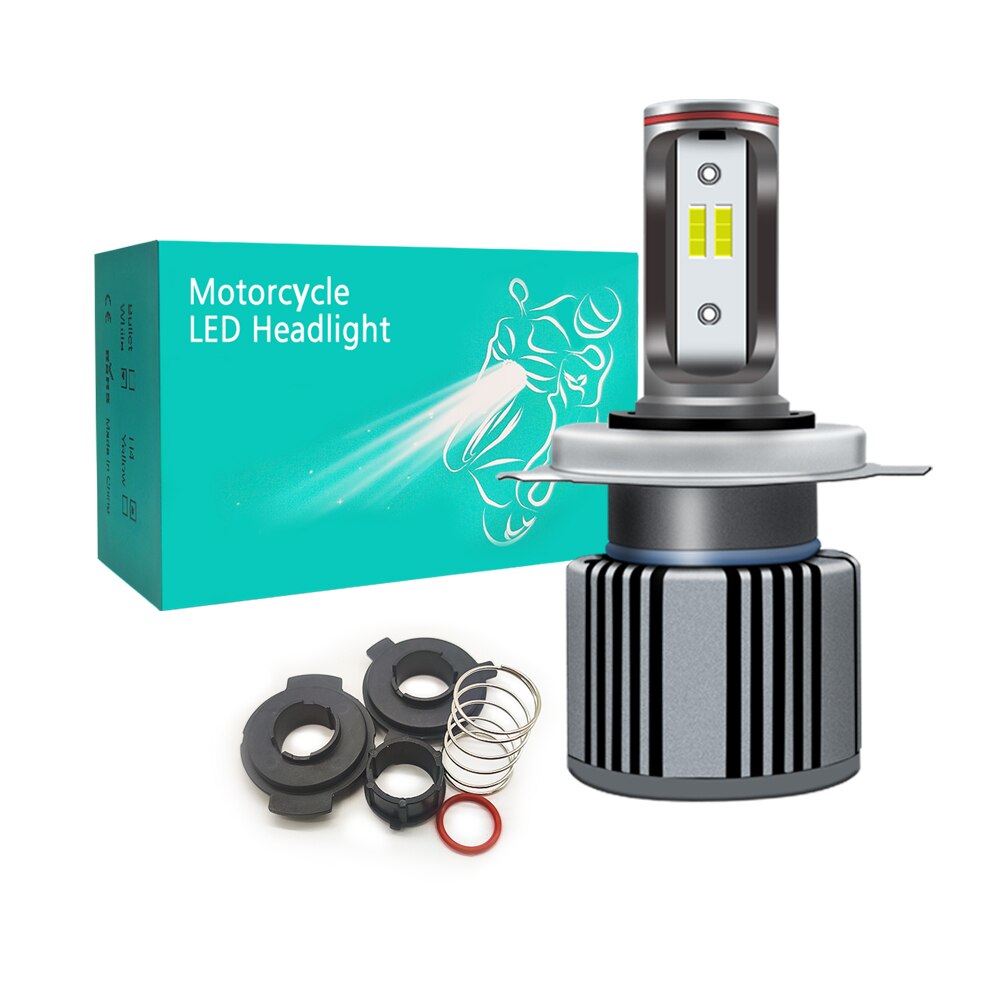 LED Scheinwerfer Lampe Für Motorrad H4 BA20D(H6) P... – Grandado