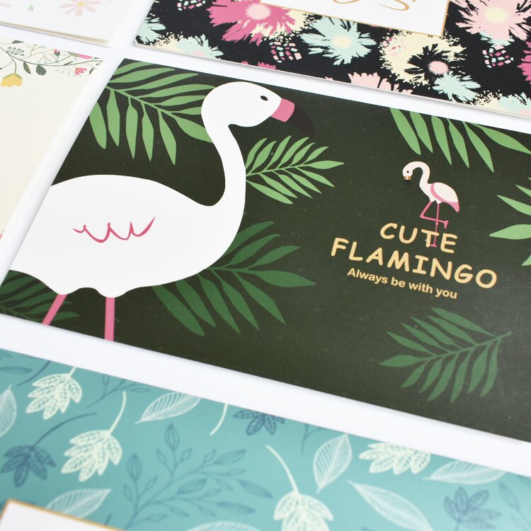 4 PCS Printing Floras Greeting Card Thank You Mess... – Grandado