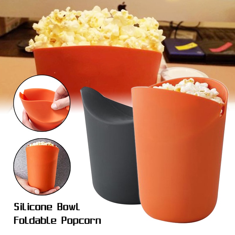 Popcorn Microwave Silicone Portable Foldable Red K... – Vicedeal