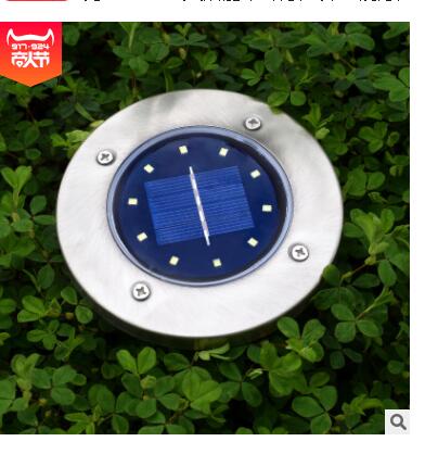 LED Solar Power Disk Light Solar Path Light 4/8/10... – Vicedeal