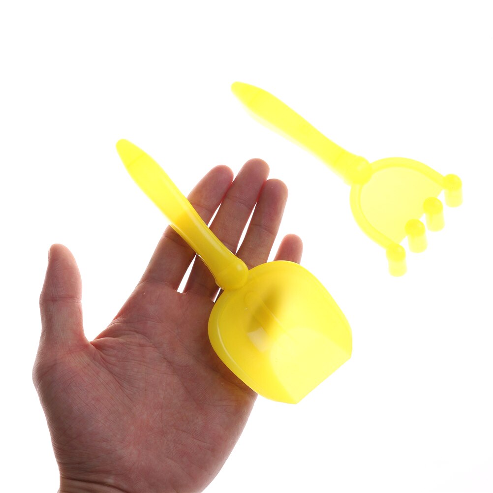 2Pcs Sandbeach Kids Beach Castle Spade Shovel Rake... – Grandado