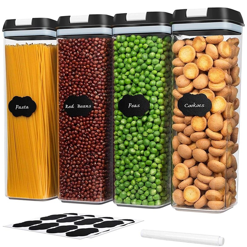 Food Storage Containers Set, Kitchen Pantry Organi... – Grandado